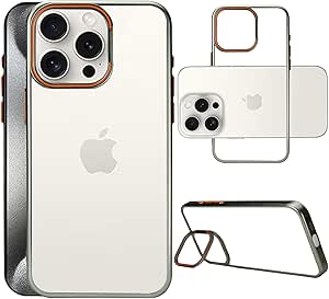 Amazon.com: Hiooloon Bumper Case for iPhone 16 Pro Max No Back, Built ...