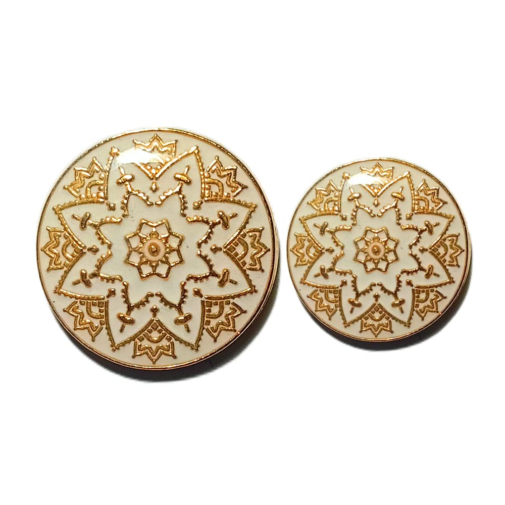 Beautiful Meenakari Design Metal Buttons for Stylish Look Coat, Suit ...