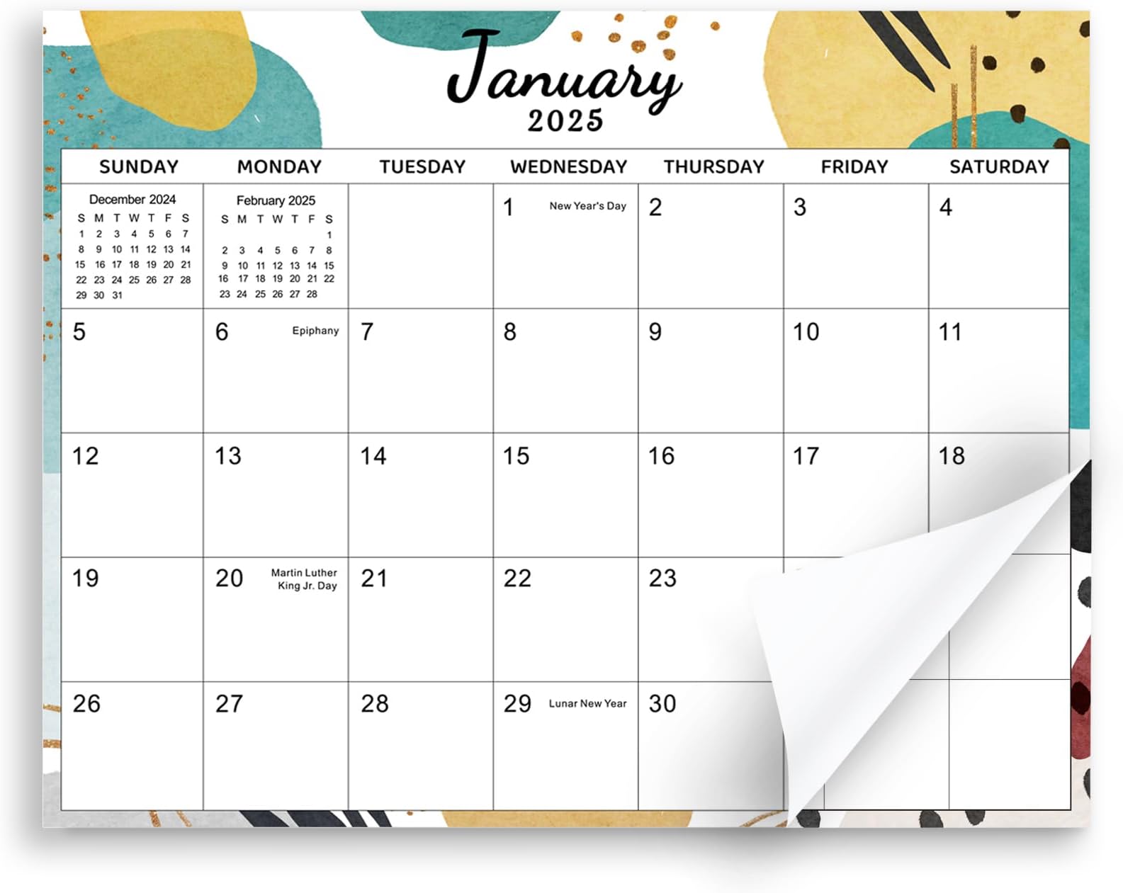 Amazon.com: SKYDUE Magnetic Calendar for Refrigerator, Fridge Calendar ...