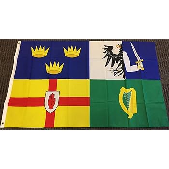 Amazon.com : AZ FLAG Ireland 4 Provinces Flag 2' x 3' for Outdoor ...