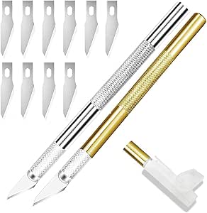 Craft Knife Exacto Knife, Precision Crafting Knife Set with 2 PCS Craft ...