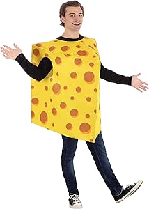 Adult Truly Cheesy Fancy Dress Costume Standard : Amazon.co.uk: Toys ...