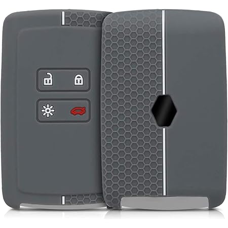 Autoxygen Silicone Remota Key Cover Black For Renault Triber/Kiger (Set ...