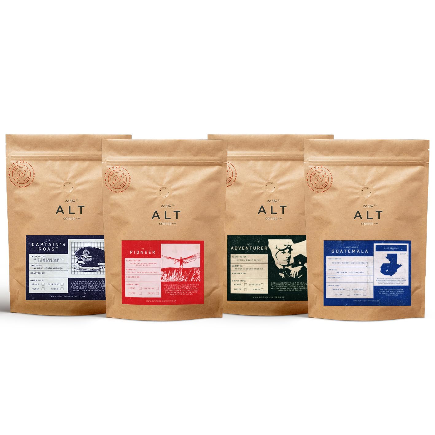 Altitude Coffee London - Specialty Coffee Premium Collection, Medium ...