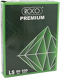 Roco Premium Plain Letter Copy Paper, 500 Sheets, White : Buy Online at ...