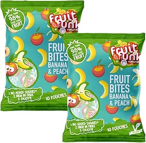 Fruit Funk Kids Healthy Snacks - Pack 2 x 10 Multibags 10gr Banana ...