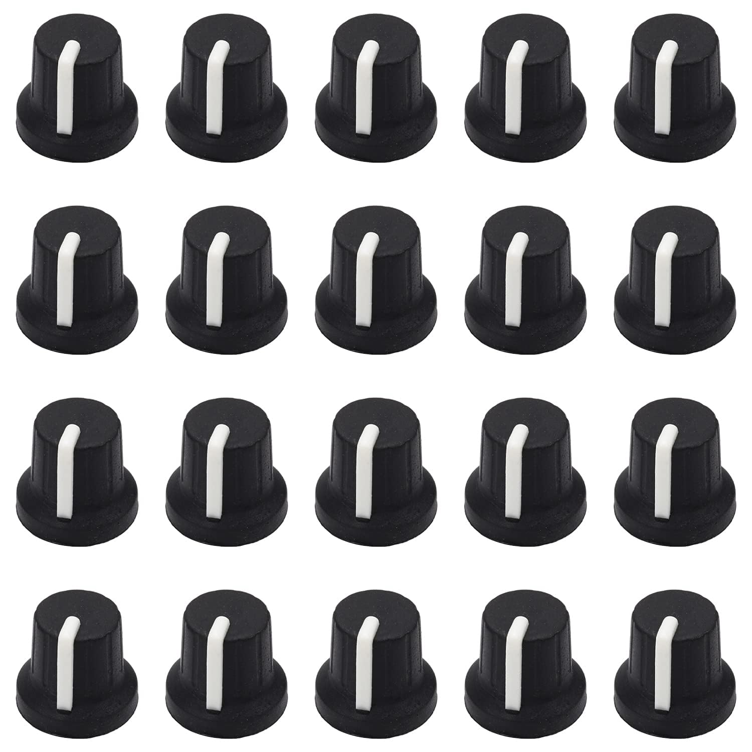 Snapklik.com : Potentiometer Control Knob 20Pcs 6mm Insert Shaft ...
