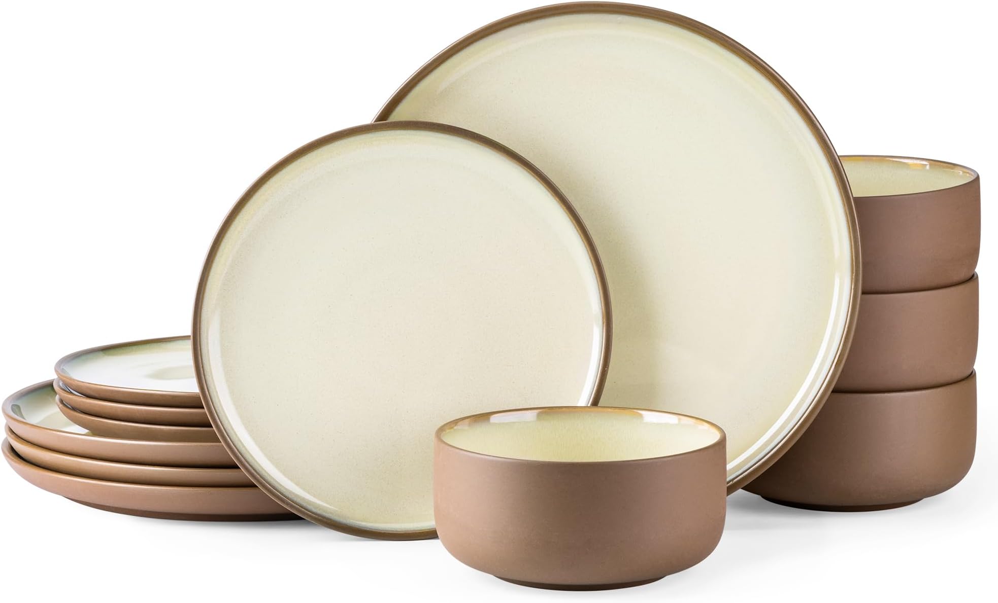 Amazon.com | Cuisinart CDST1-S4AE Stoneware Jenna Natural Collection 16 ...