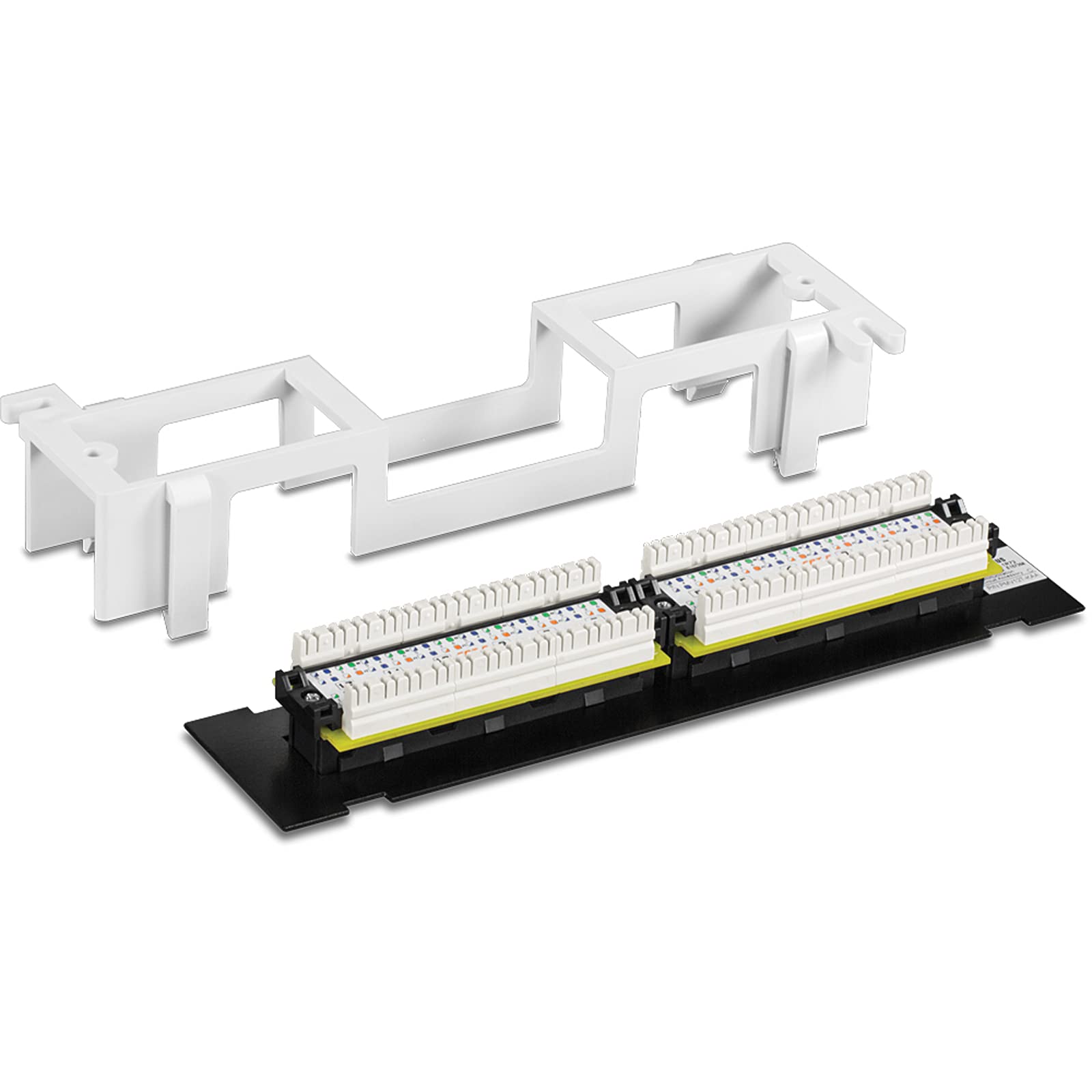 TRENDnet 12-Port Cat6 Unshielded Patch Panel, TC-P12C6V, Wall Mount ...