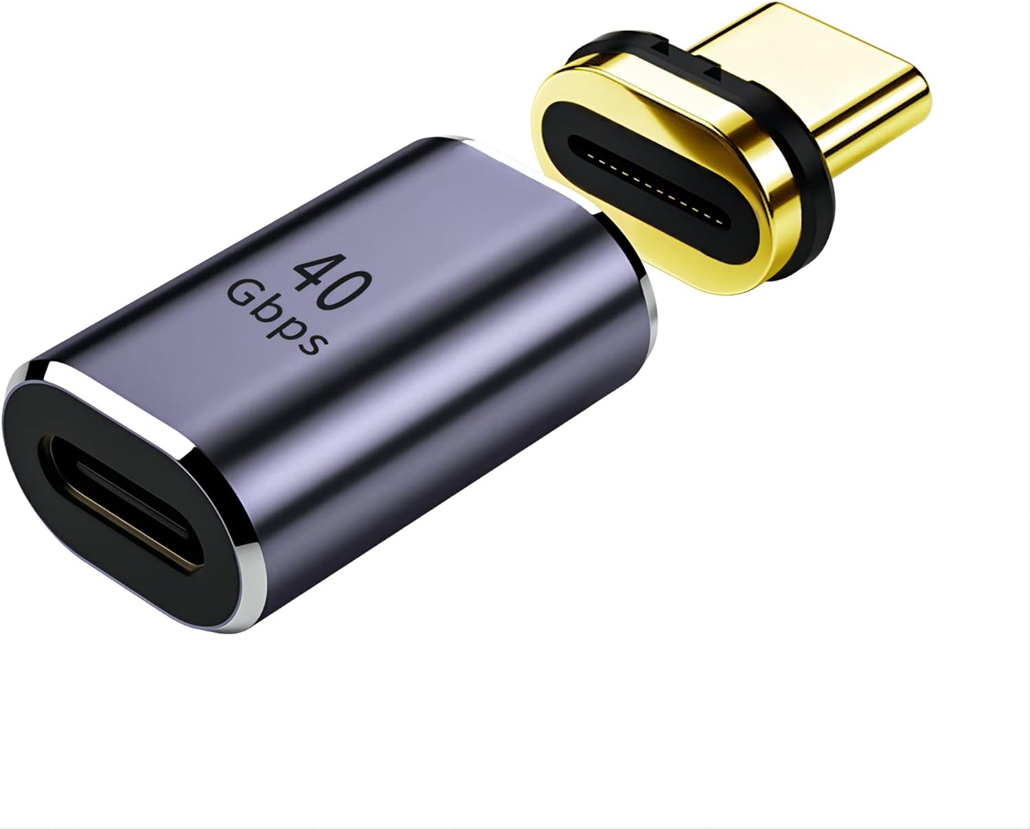 Amazon.com: GELRHONR 40Gbps USB C Magnetic Adapter,USB4.0 24 Pin PD ...