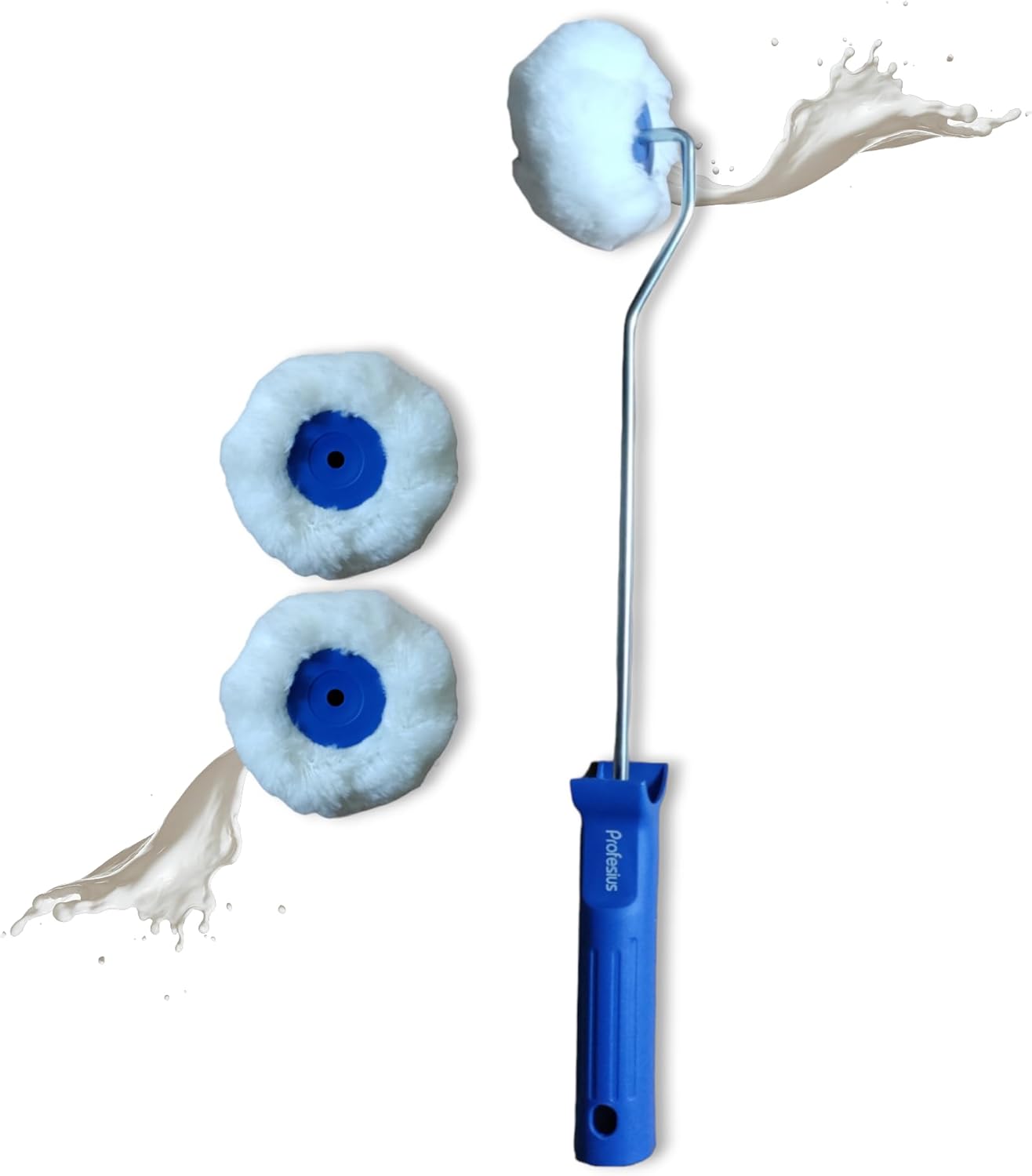 Professional Corner Roller + Replacement Rollers Paint Roller Painter ...