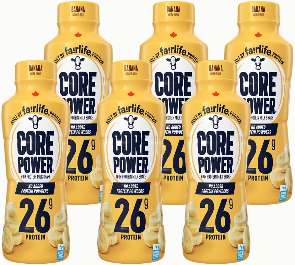 Amazon.com: Fairlife Core Power 26g Protein Milk Shakes, Vanilla, Made with Canadian Milk, 414mL ...