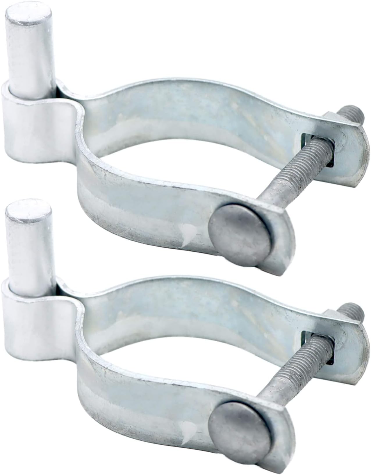 Amazon.com: 2 Pack 1-5/8inch Chain Link Fence Frame Gate Post Hinge ...