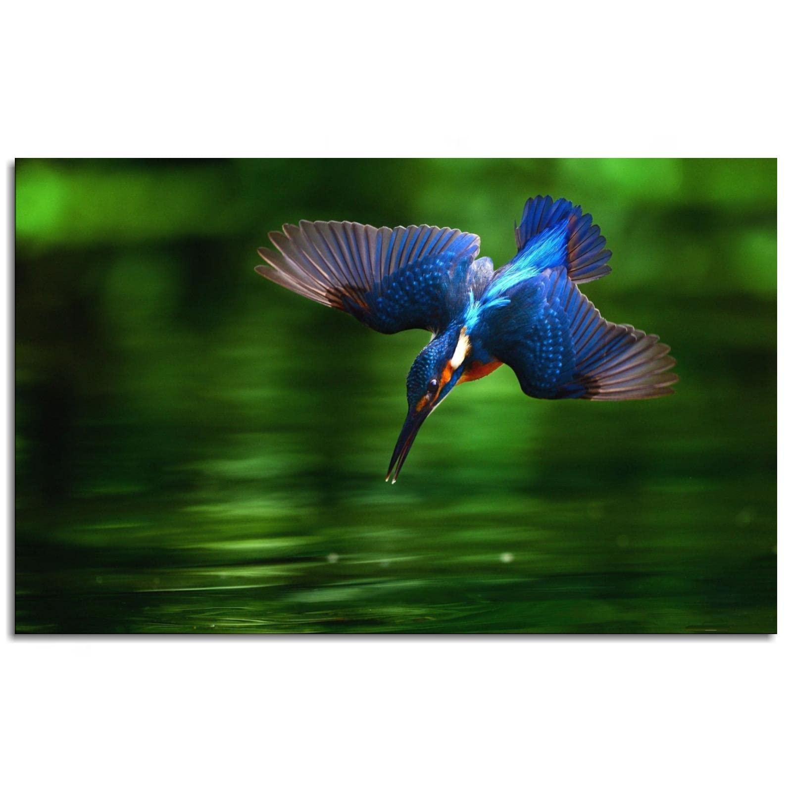 Flying Blue Bird Painting