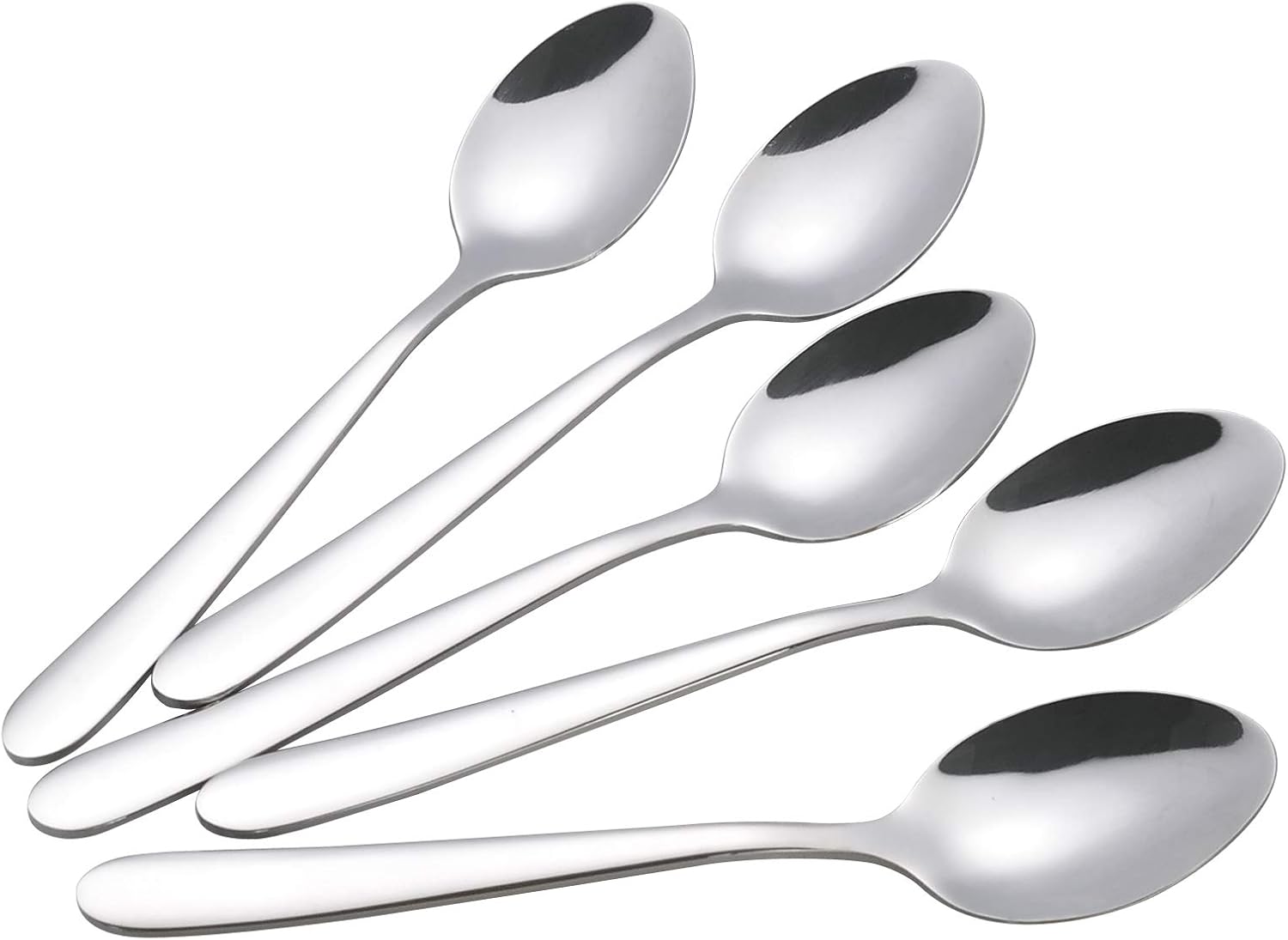 Cuchara de postre de acero inoxidable de 12 piezas – Yaxa Colombia