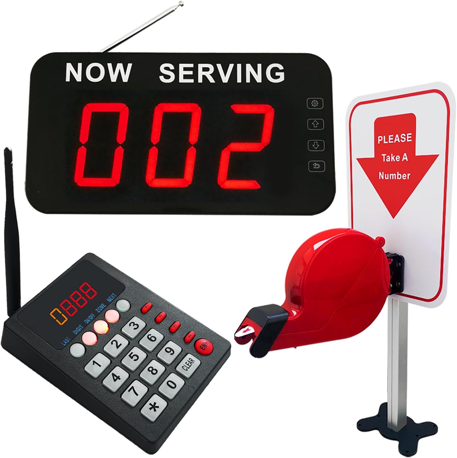 Amazon.com : Take A Number System Waiting Number System with Ticket ...