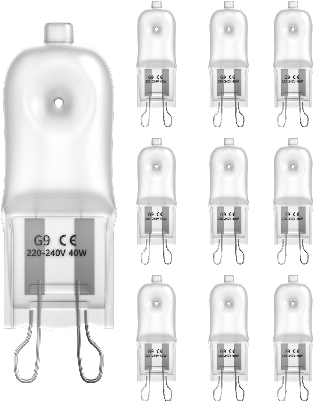 kanta 2 x G9 40w Replacement Halogen Bulbs for Porcelain Electric Wax ...