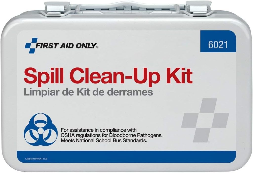 Amazon.com: First Aid Only 6021 21-Piece Bloodborne Pathogen Spill ...