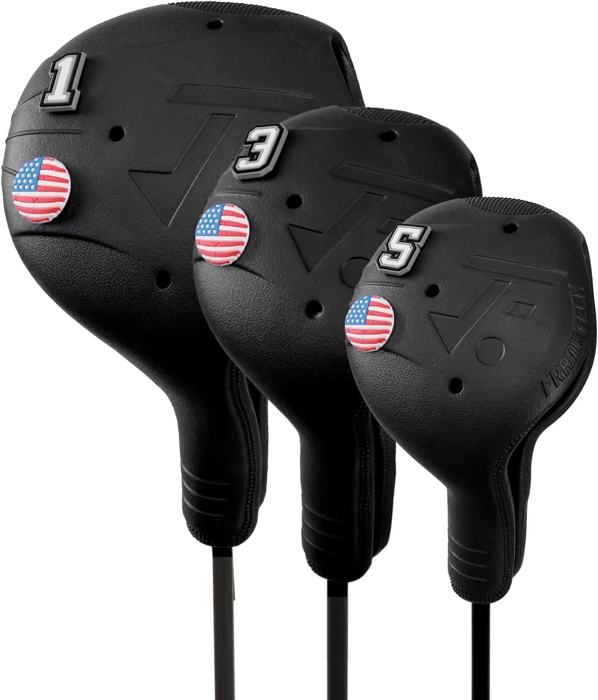 Amazon.com : FRANKTECH Golf Head Covers, 3 Pack EVA Plastic Golf Club ...