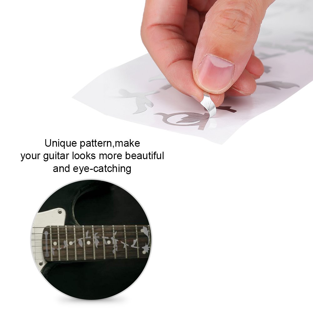 Snapklik.com : Guitar Sticker, Tree Of Life Floral Design Traditional ...