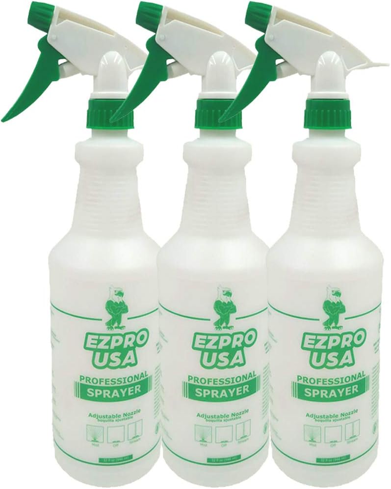 Amazon.com: EZPRO USA 24 oz Empty Spray Bottle Plastic, Commercial ...