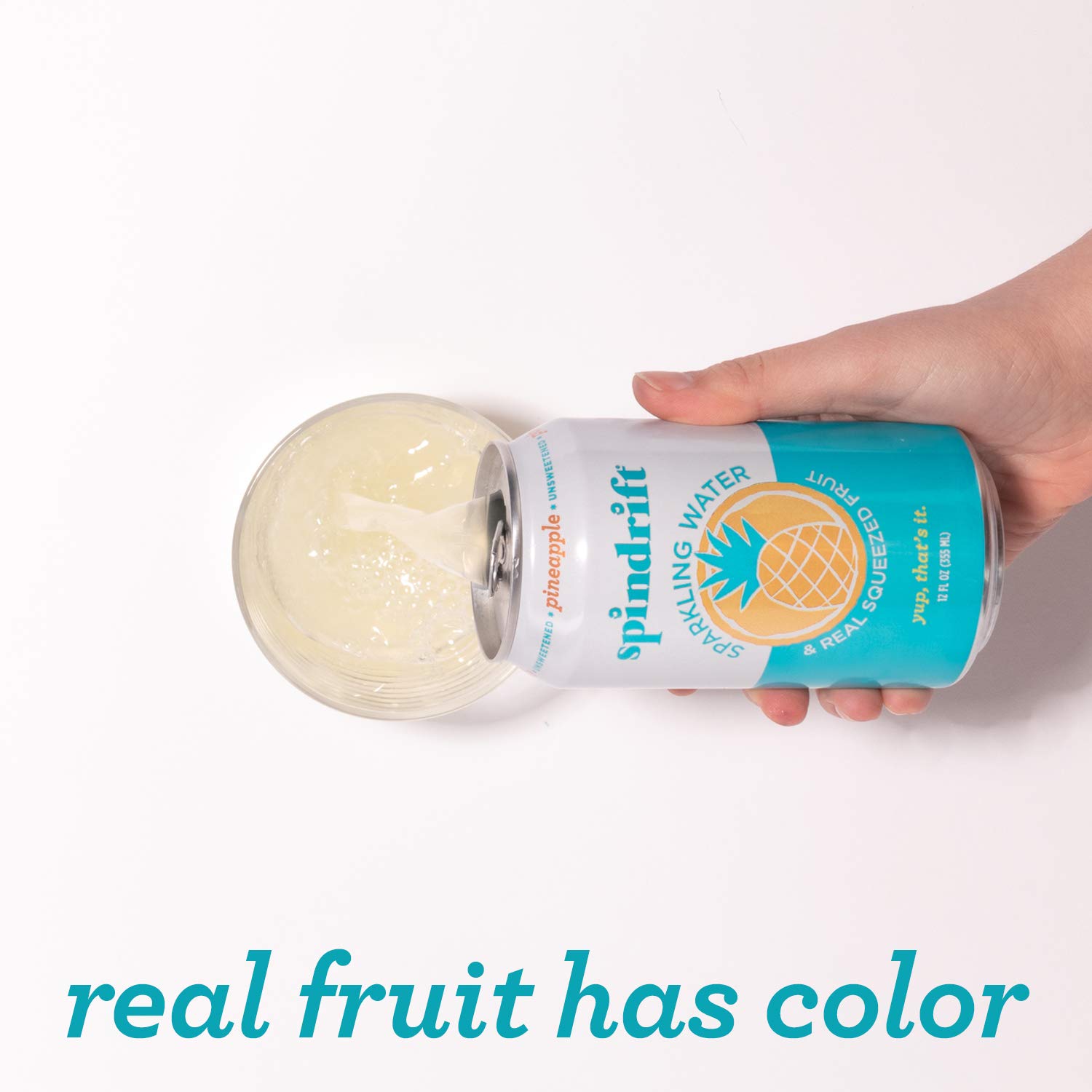Spindrift Sparkling Water, Pineapple Flavored, Made With Real Squeezed ...