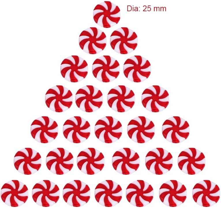 50 adornos de Navidad de menta, bastón de caramelo de Navidad ...