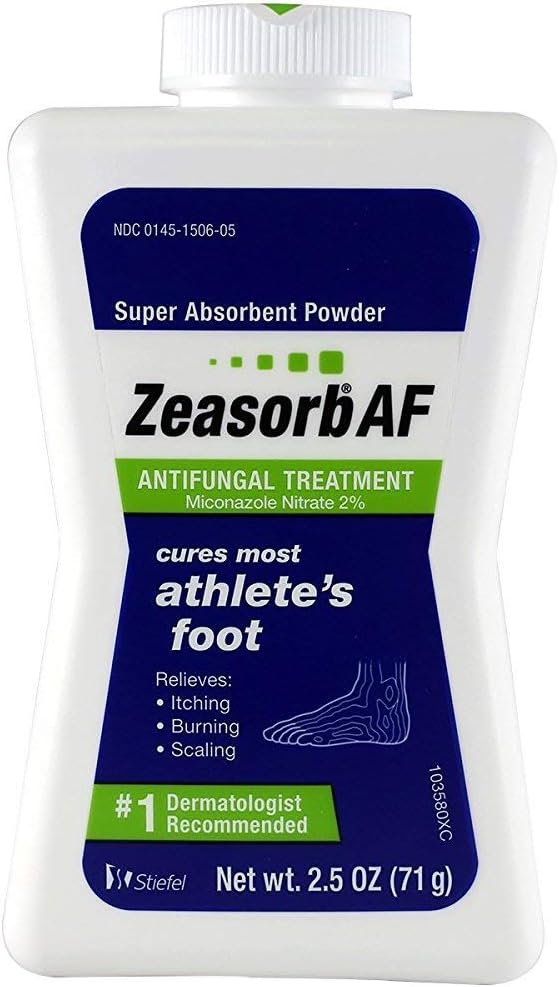 Amazon.com: Zeasorb Super Absorbent Powder Antifungal Treatment ...
