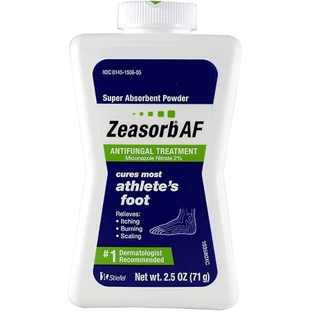 Amazon.com: Zeasorb Super Absorbent Powder Antifungal Treatment ...