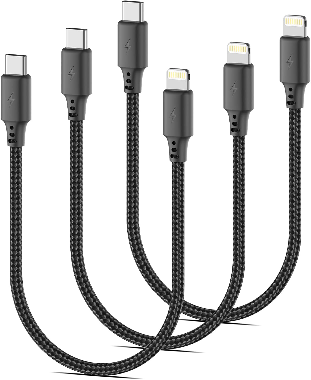Amazon.com: AGVEE 1 Pack 4 inch 30W USB-C Female to Lightning Cable ...