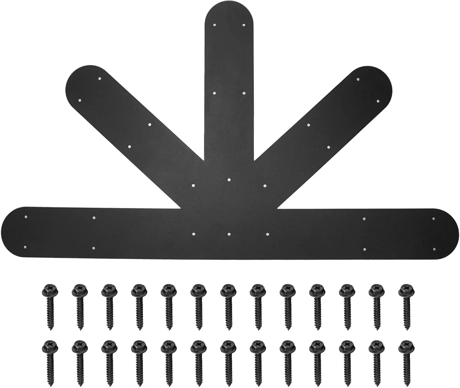 Amazon.com: UOIENR Gable Plate, Black Powder-Coated Truss Connector ...