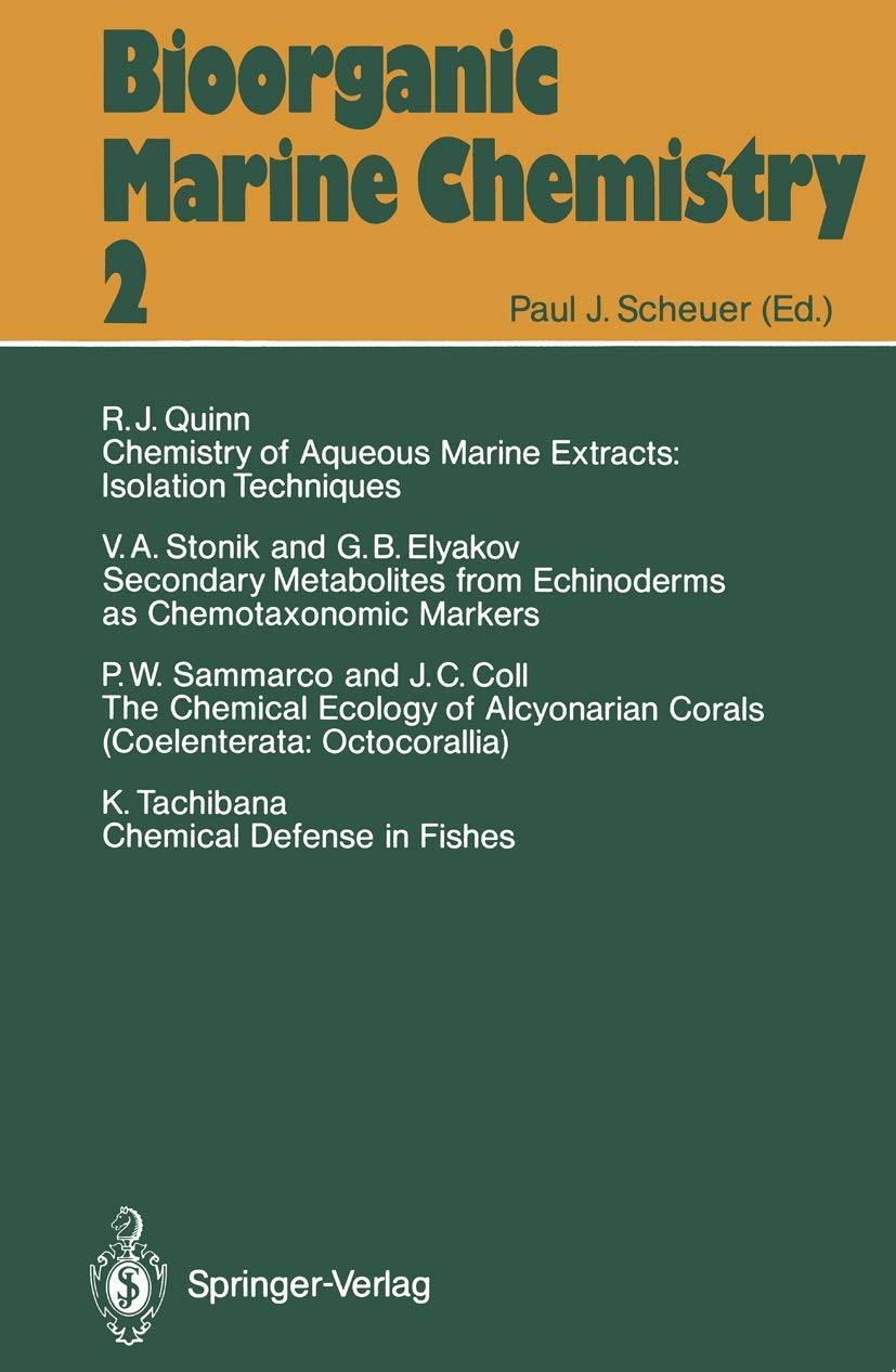 Bioorganic Marine Chemistry: Vol 2: Amazon.co.uk: Scheuer, P ...