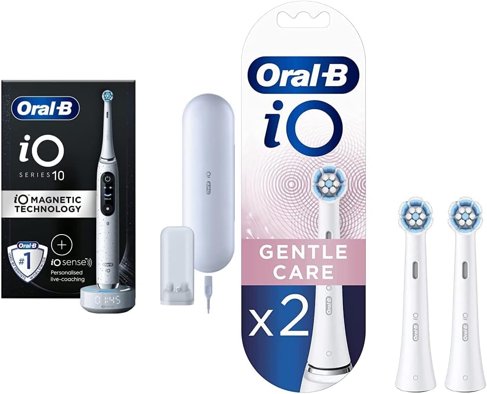 Oral-B iO10 Electric Toothbrush, Gifts for Women/Men, 1 Handle & iO ...