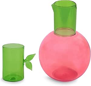 Amazon.com: ban.do Cute Glass Carafe, Bedside Water Pitcher, Novelty ...