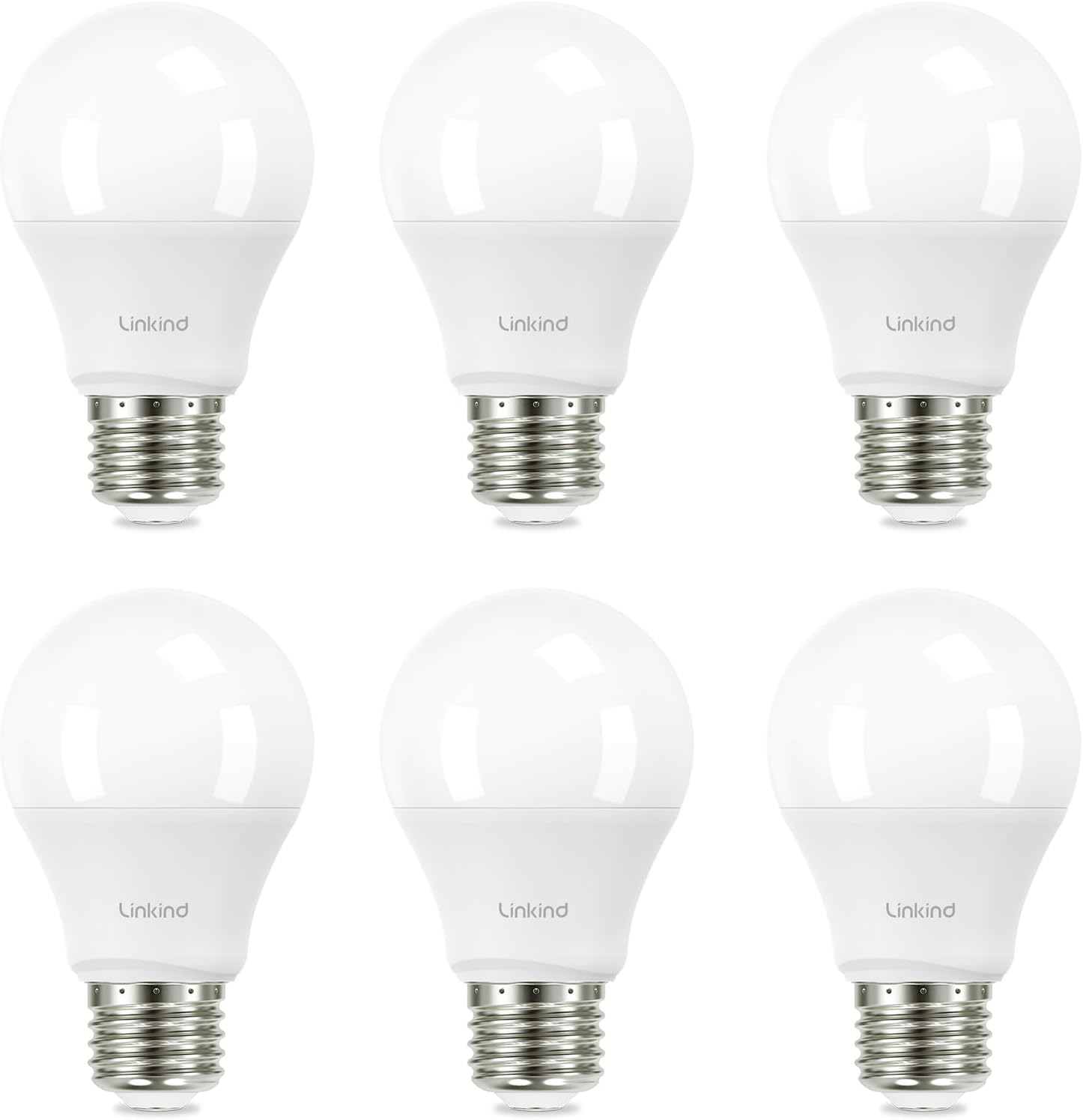 (4 Pack) Ecosmart A19 LED 60 Watt Replacement (8.5W) Daylight White ...