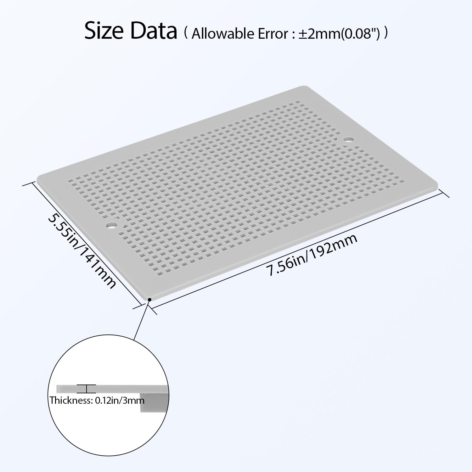 Snapklik.com : LeMotech Mounting Plate For Junction Box, ABS Plastic ...