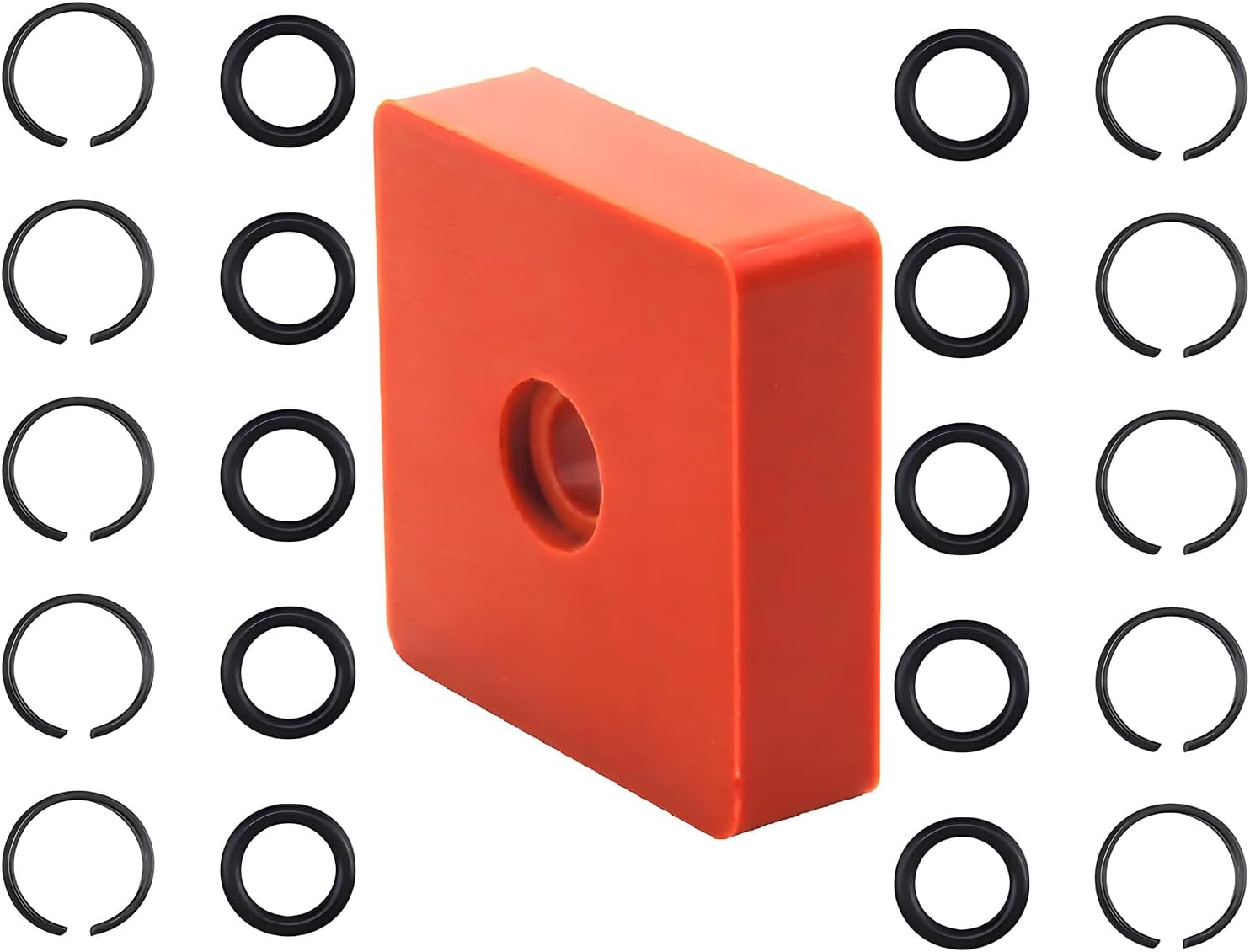 (10 Sets) 1/2 Inch Impact Wrench Retaining Ring Clips with O-Ring ...
