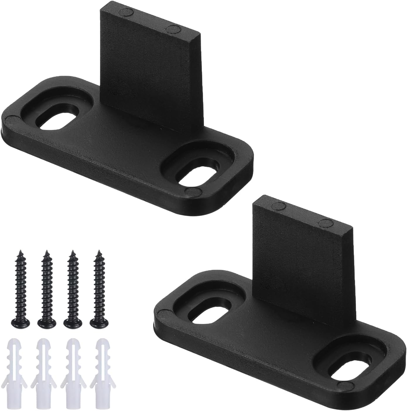 Amazon.com: uxcell 2pcs Barn Door Floor Guide, POM Universal Sliding ...