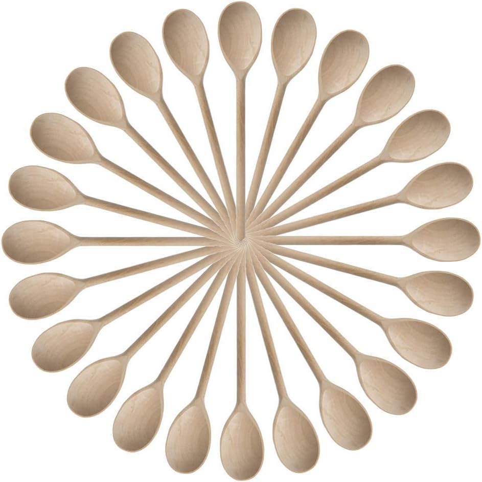 Amazon.com: Kitchen Wooden Spoons Mixing Baking Serving Utensils ...