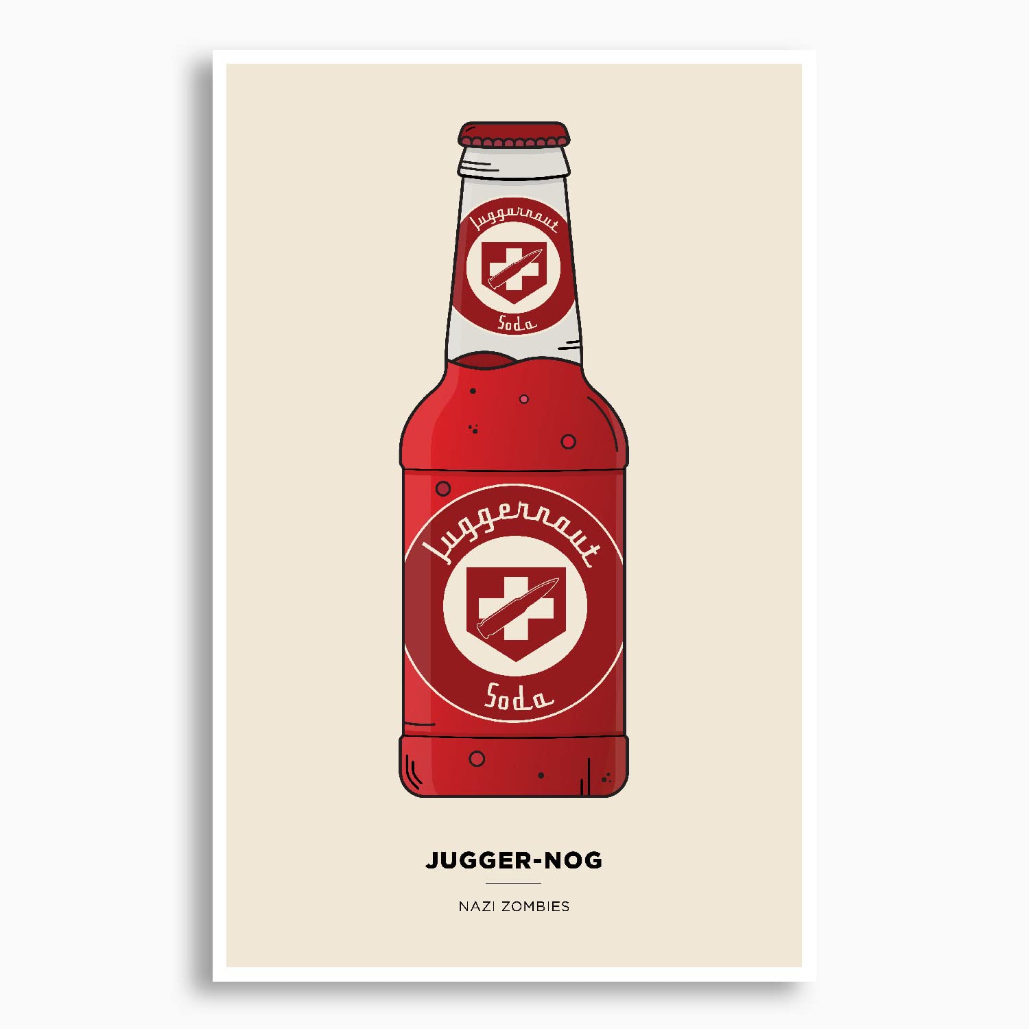 Amazon.com: Juggernog Soda Bottle Poster; Gaming Artwork (8x10 ...