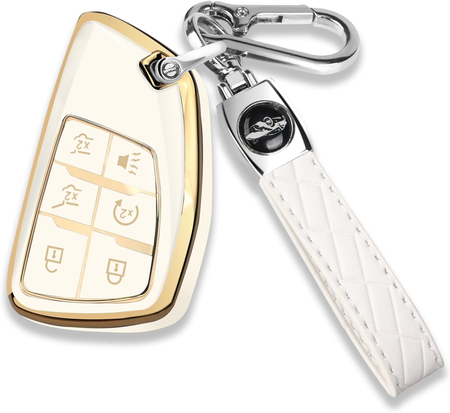 Amazon.com: QBUC for Chevy Key Fob Cover with Keychain Soft TPU ...