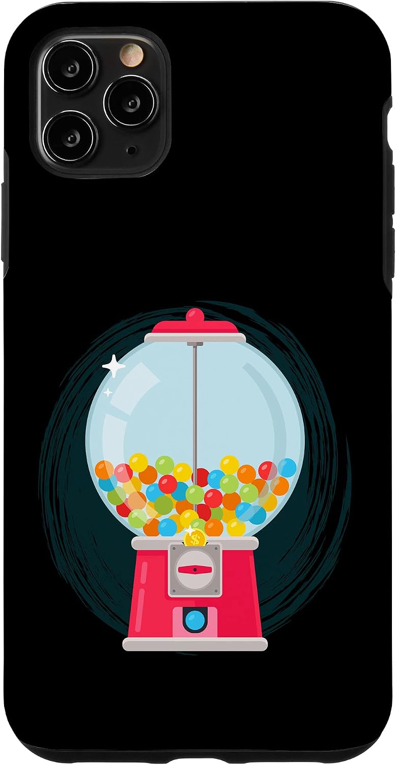 Amazon.com: iPhone 11 Pro Max Gumball Machine Candy Dispenser Sweets ...