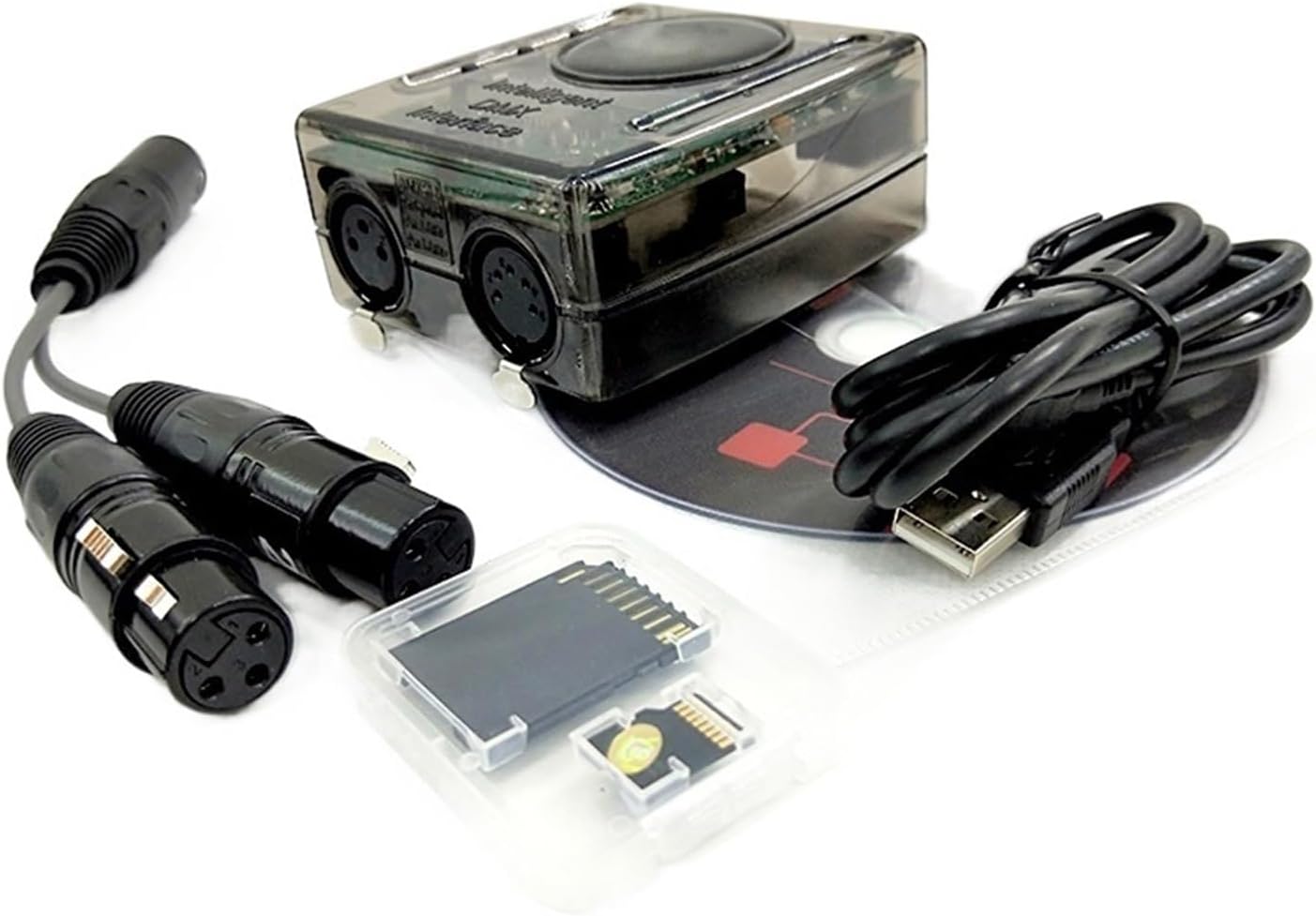 Amazon.co.jp: USB DMX コントローラ DVC4 GZM DMX インターフェイス USB DVC4 DMX512 ディスコ ...