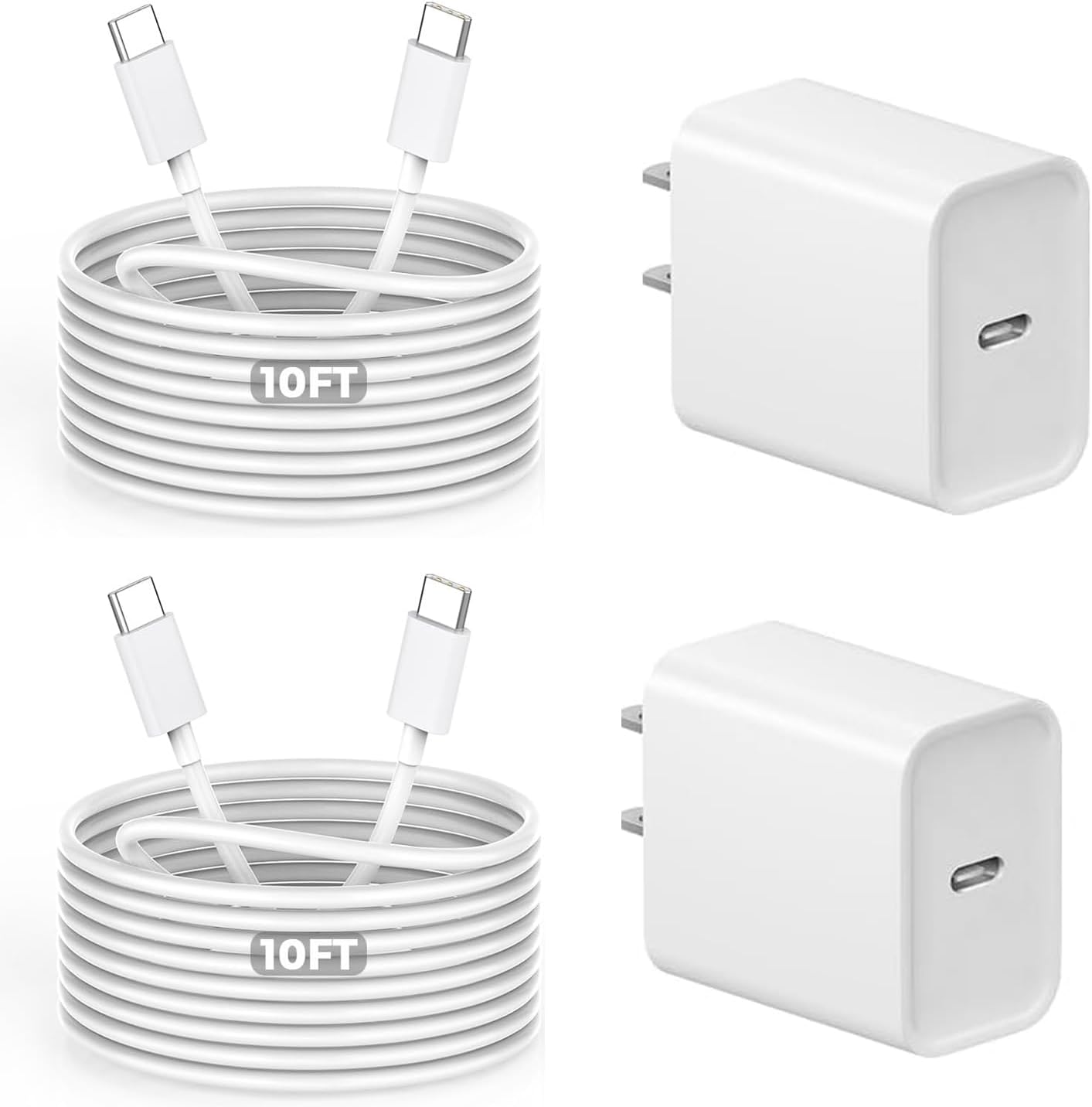 Amazon.com: 10Foot Fast iPhone Charging Cable,3-Pack Super Fast iPhone ...