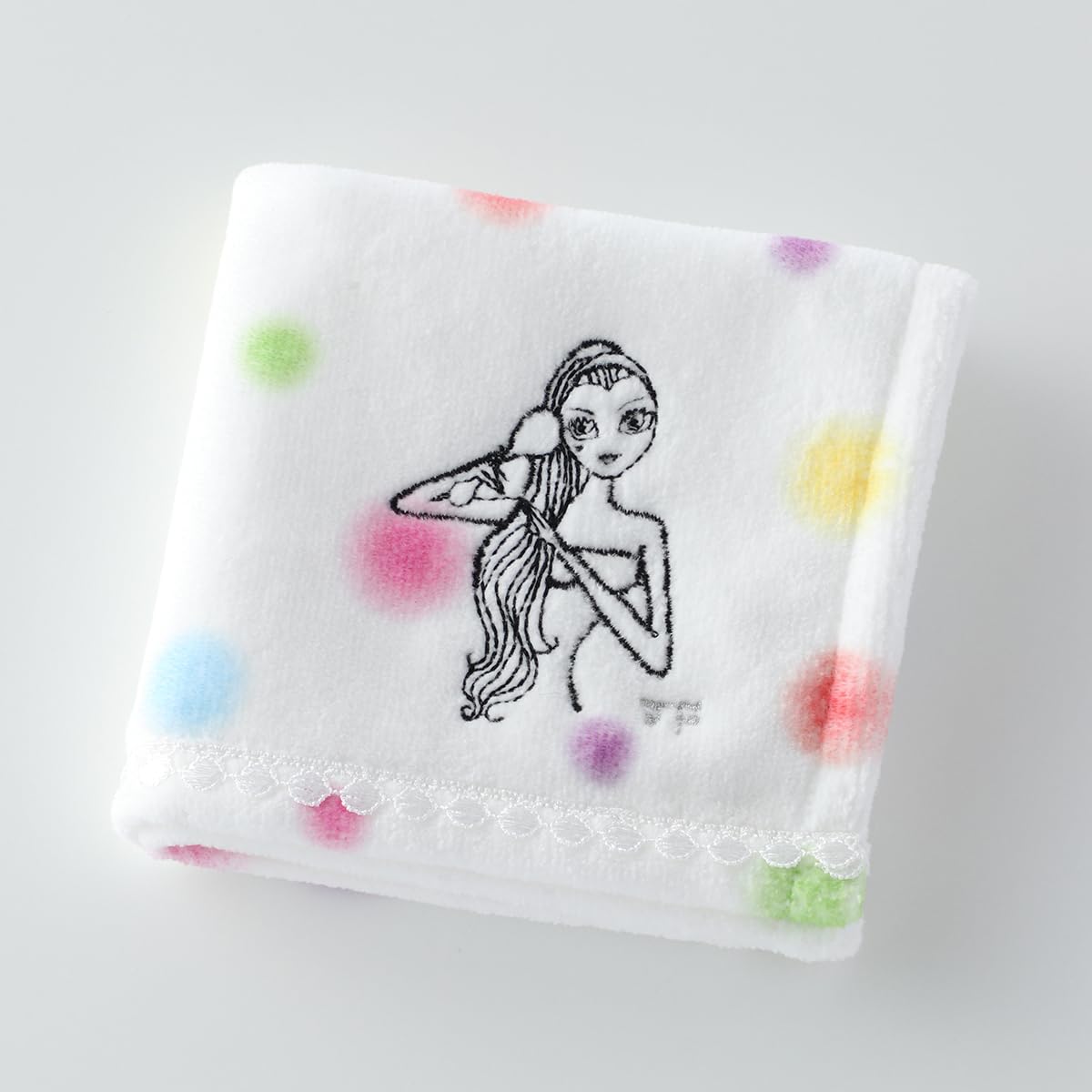 Amazon｜ジェフリー・フルビマーリ Jeffrey Fulvimari JFパフガール タオルハンカチ 約25×25cm 5210V101 ...