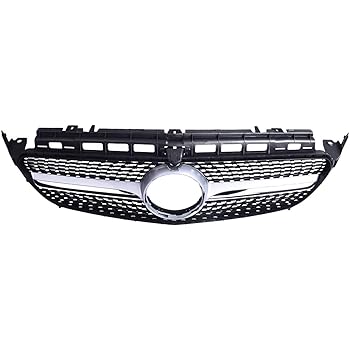 Amazon.com: Bapmic 2138880123 Front Silver Diamond Star Grille w/Camera ...