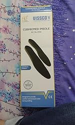 Vissco Orthopaedic Cushioned Insole, Foot Support for Shock Absorption ...