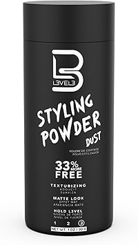 L3 Level 3 Styling Powder (Small 30 Grams) 1.05 Ounce (Pack Of 1) Black ...