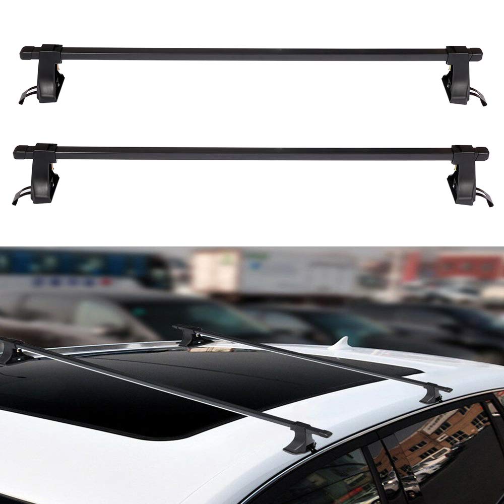 Amazon.com: ECCPP Adjustable 48" Roof Rack Crossbars Luggage Cargo ...