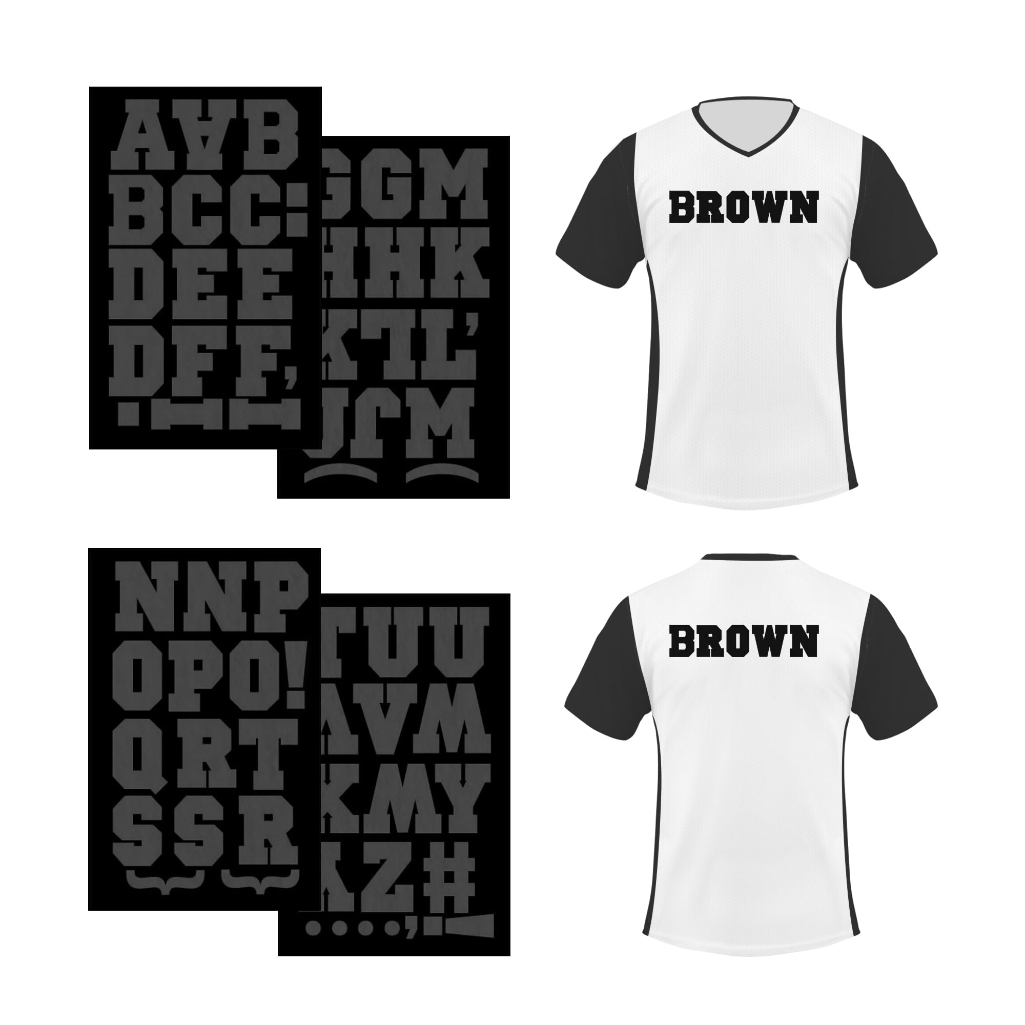 Snapklik.com : SEI 40 Pieces Iron-On Letters: 2 Inch Sport Iron-On ...